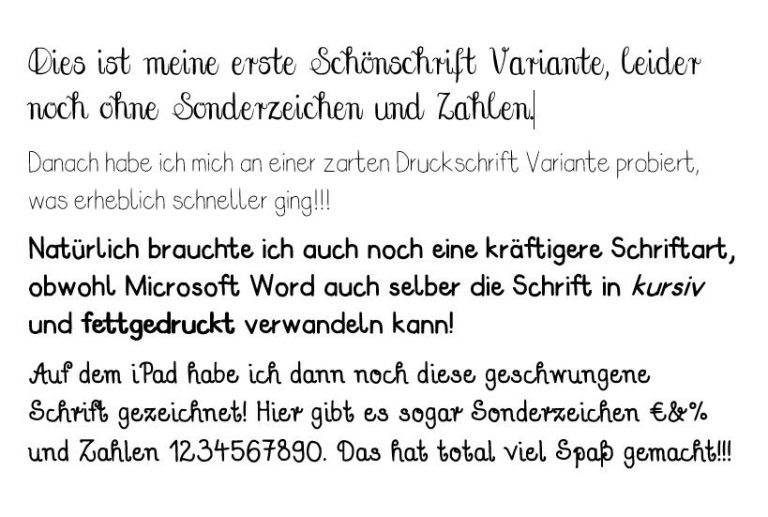 Erstelle deine eigene Schriftart mit Calligraphr - Farbschachtel